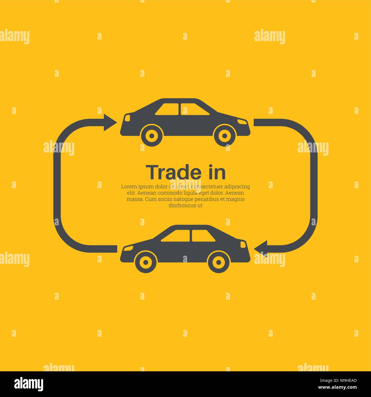 Used car trade Stock Vector Images - Alamy