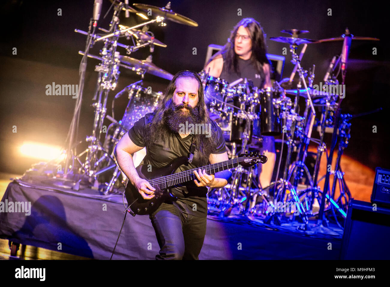 Norway, Oslo - March 24, 2018. The G3 guitar concert tour has reached ...