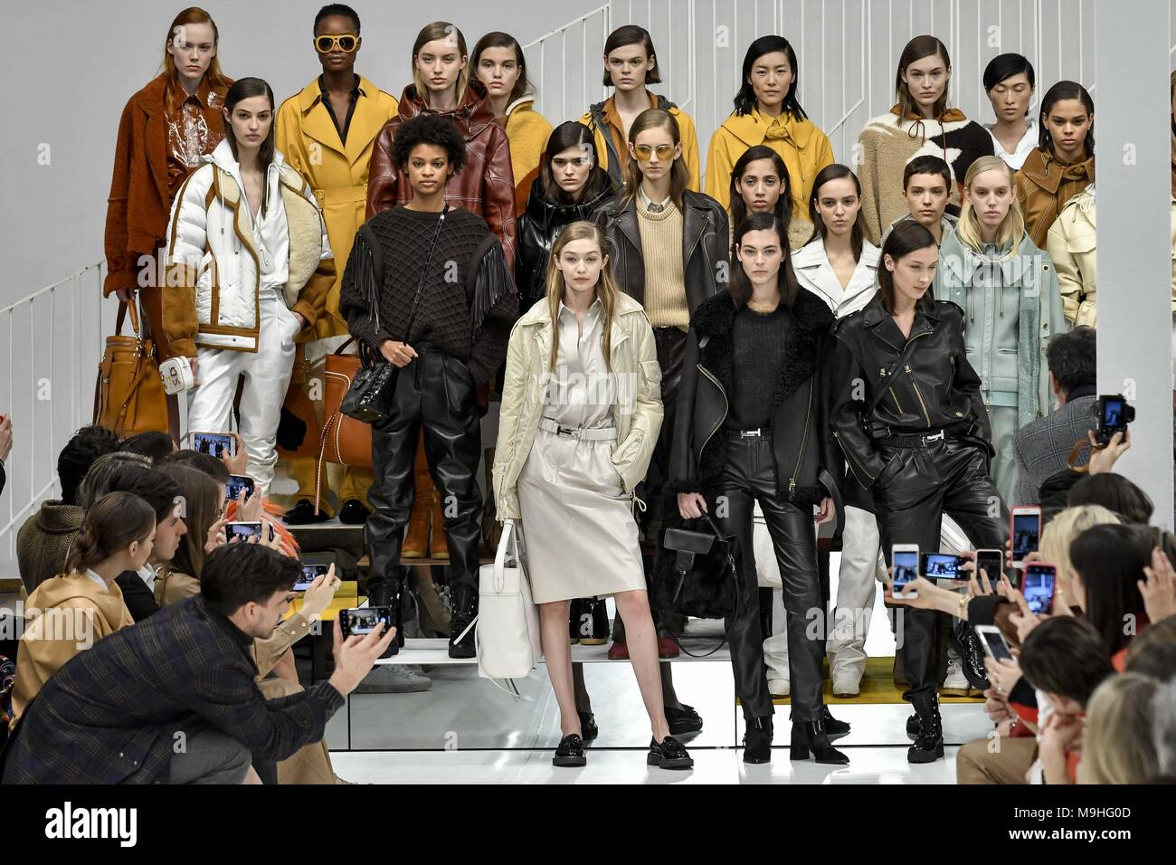 Milan Fashion Week Autumn/Winter 2018 - Tod's - Catwalk Featuring: Gigi ...