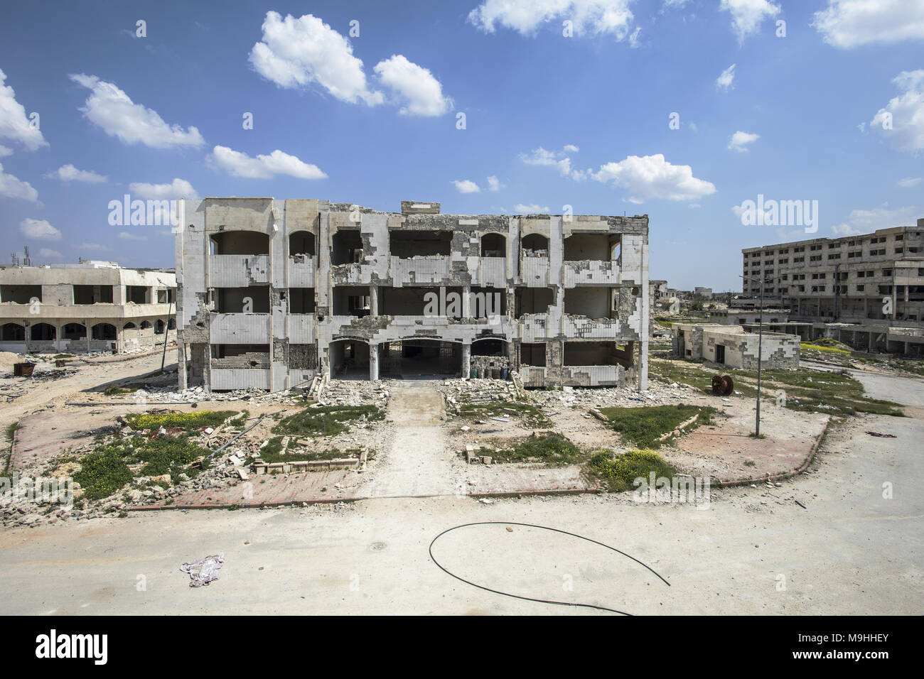 Syrian war building aerial hi-res stock photography and images - Alamy