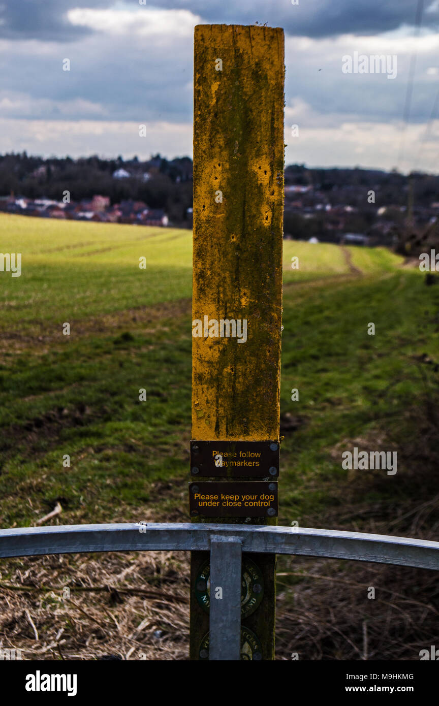 Leicestershire england uk footpath hi-res stock photography and images ...