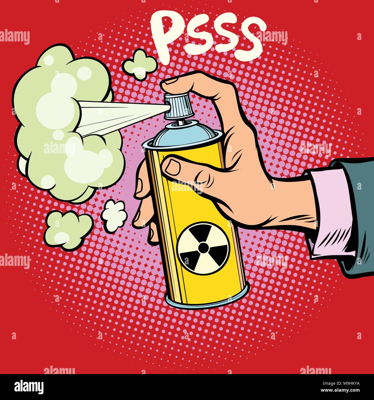 attack diversion radioactive waste gas Stock Vector Image & Art - Alamy