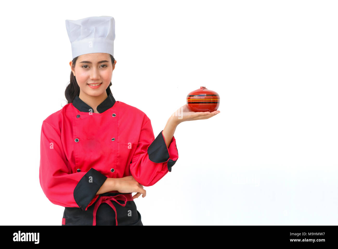 Chef full uniform hi-res stock photography and images - Alamy