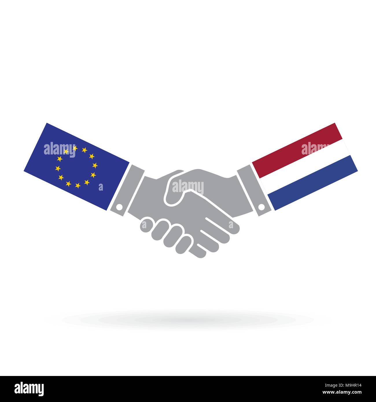 Hand hands handshake holland netherlands Stock Vector Images - Alamy