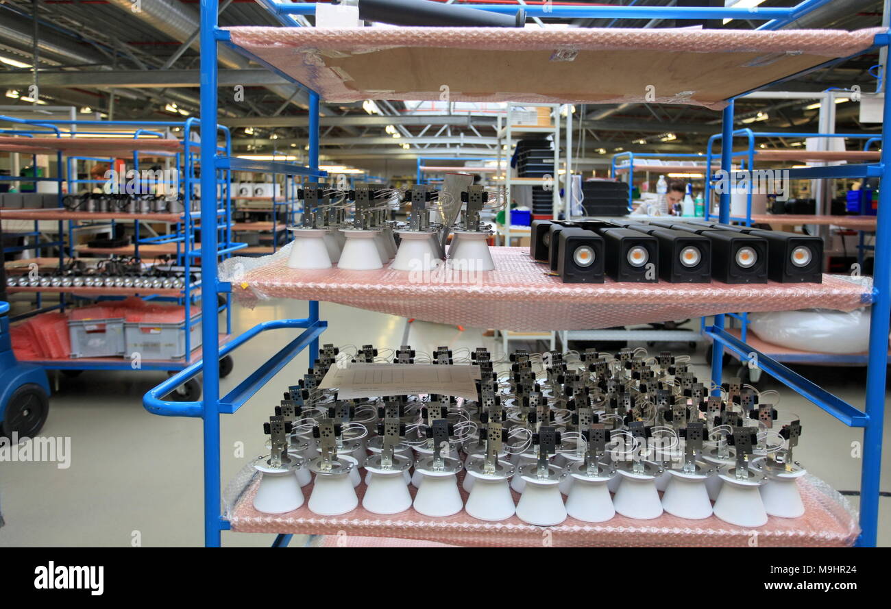 assembly of innovation LED lights in manufacturing Stock Photo - Alamy