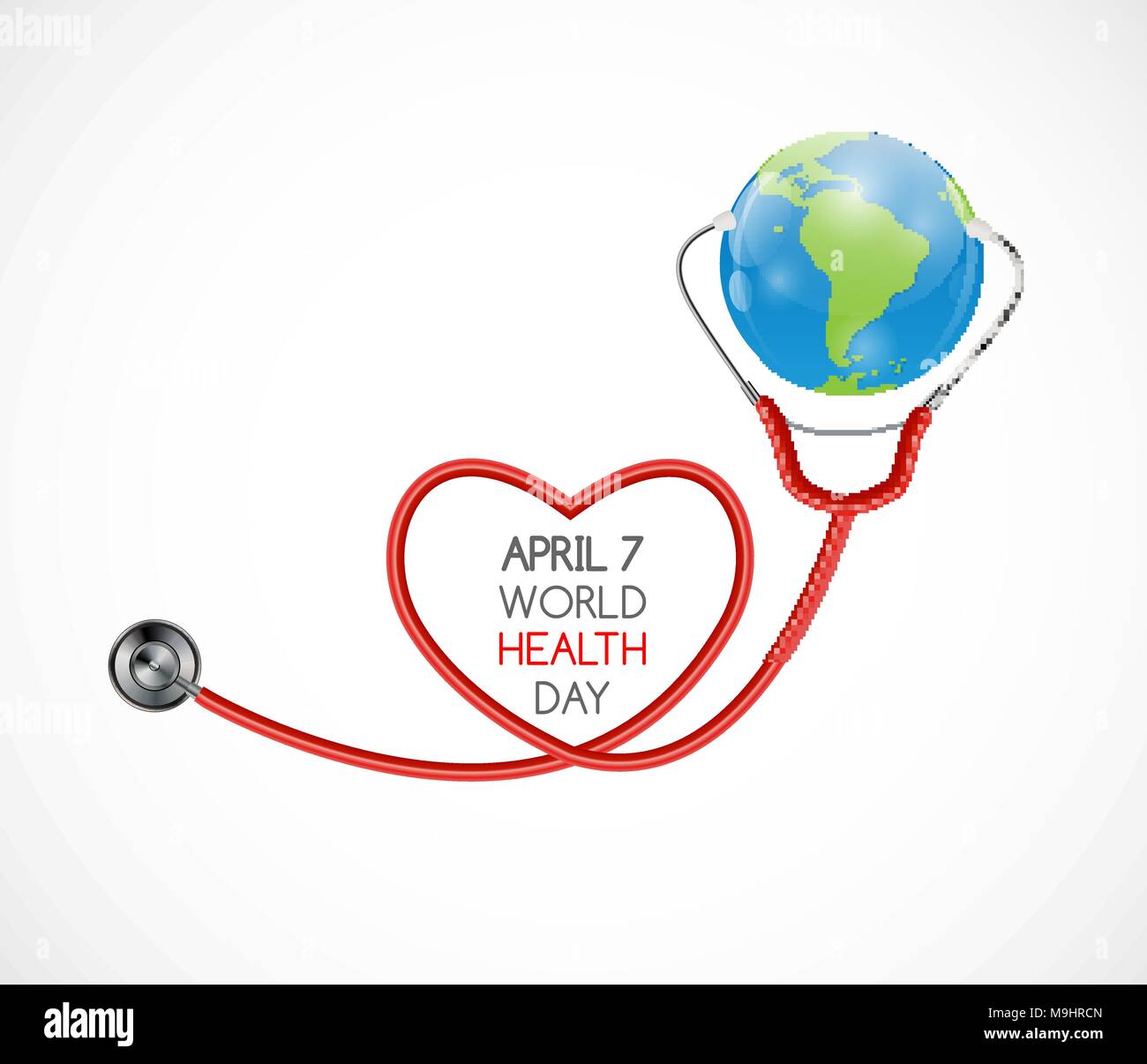 April 7, World Health Day Background. Vector Illustration Stock Vector ...