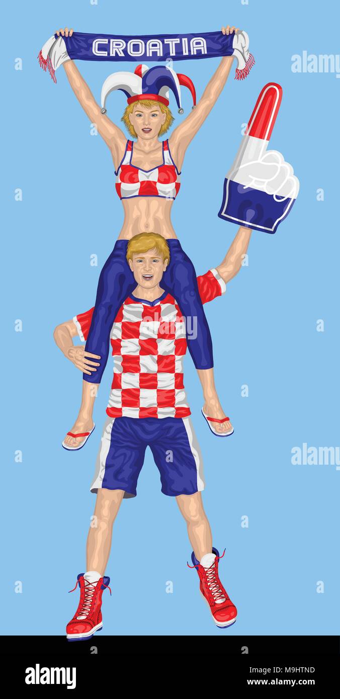 Couple in croatia Stock Vector Images - Alamy