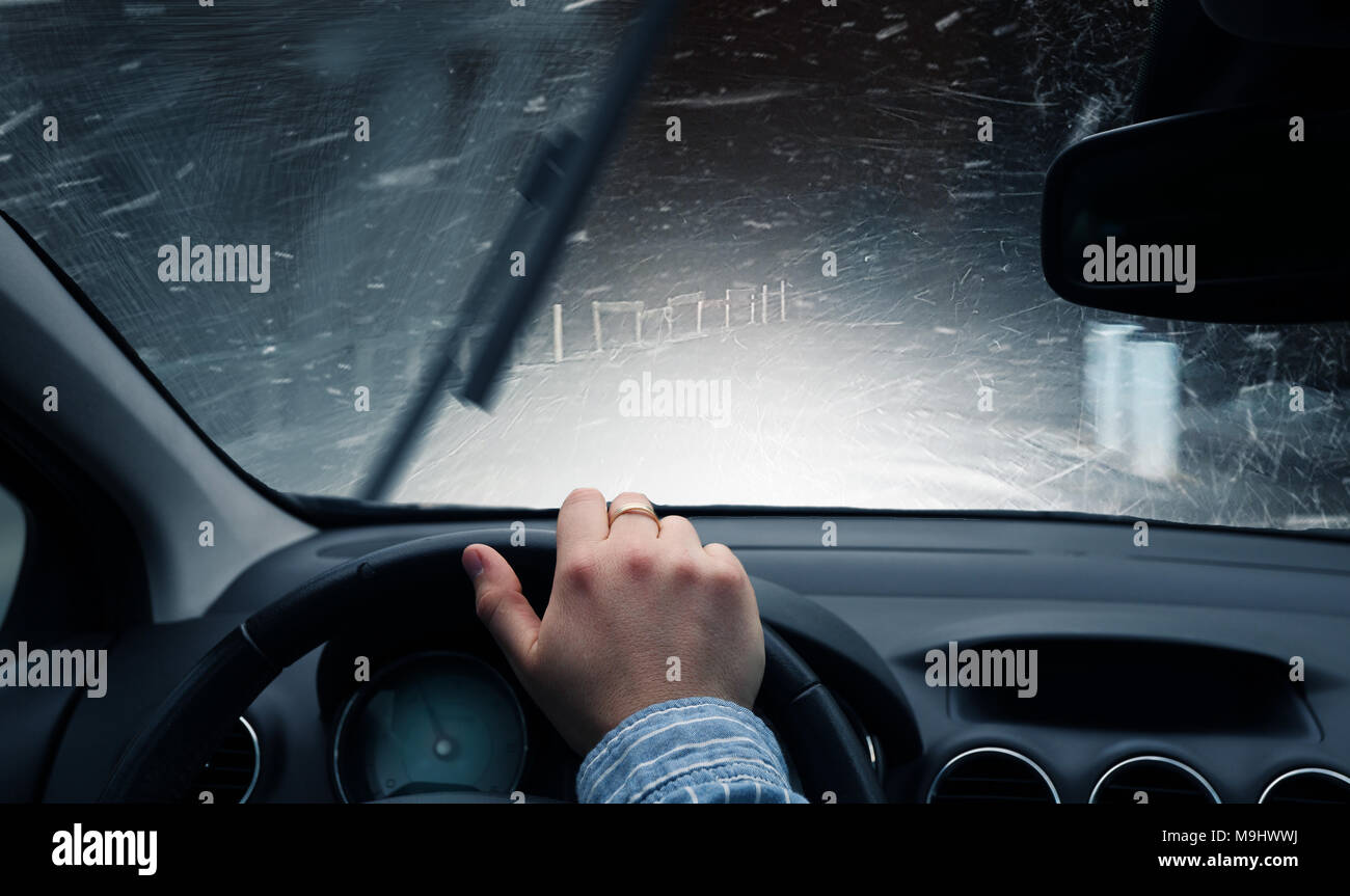 Car battery snow hi-res stock photography and images - Alamy