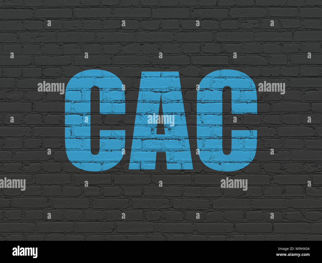 Stock market indexes concept: CAC on wall background Stock Photo - Alamy