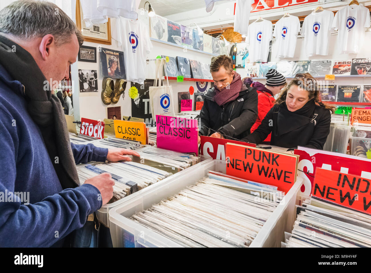England, London, Shoreditch, Brick Lane, Old Truman Brewery, Vinyl ...
