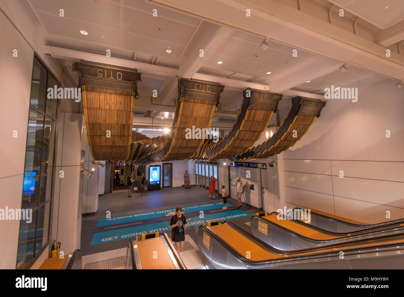 Wynyard station escalators hi-res stock photography and images - Alamy