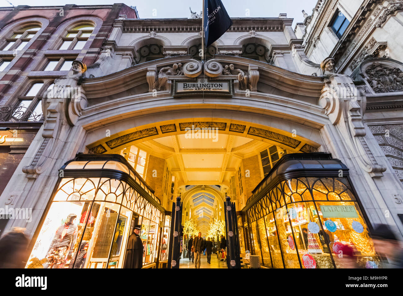 England, London, Burlington Arcade Stock Photo - Alamy