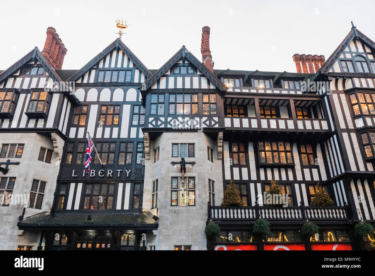 England, London, Liberty Department Store Stock Photo - Alamy