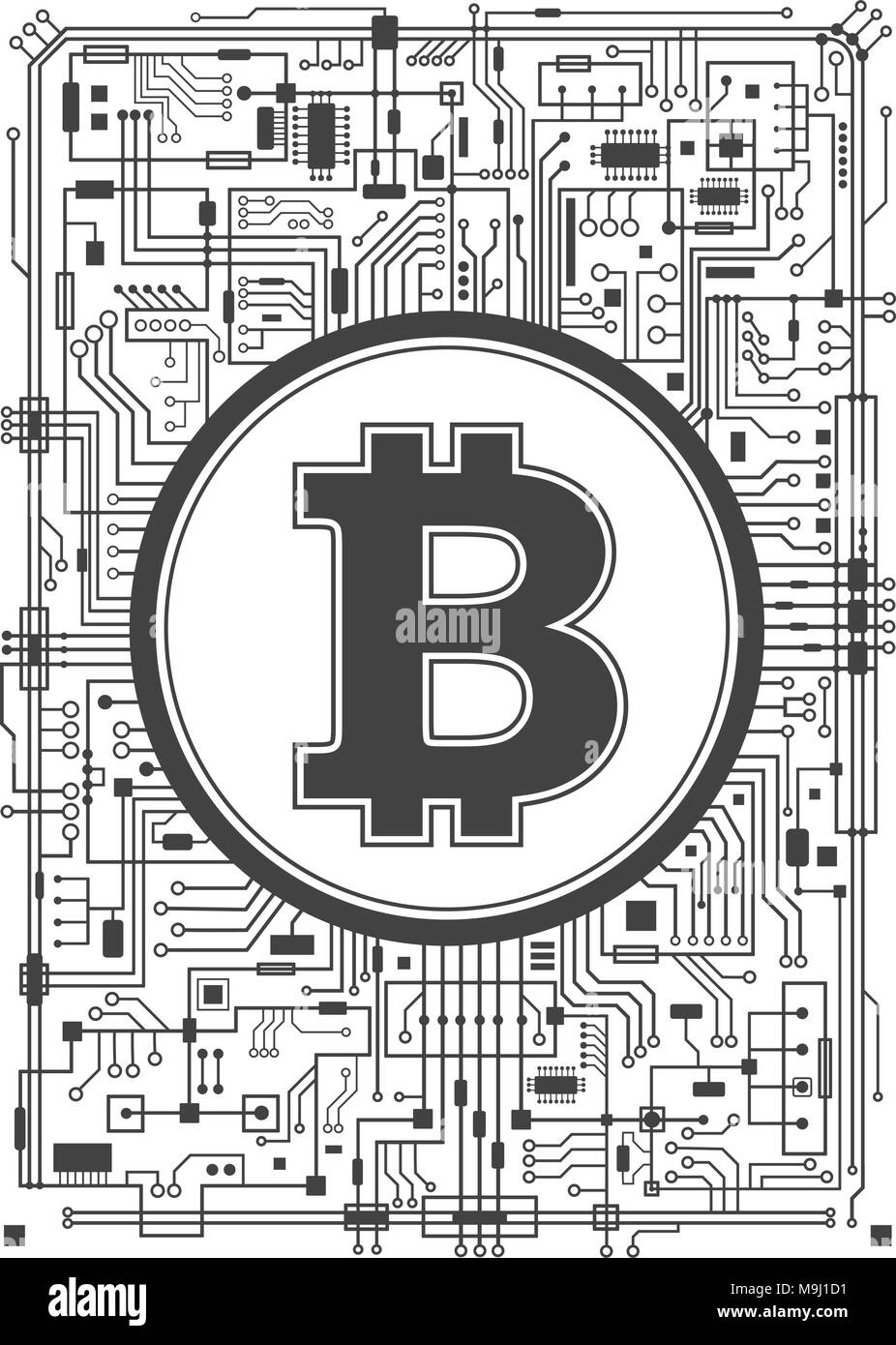 Digital currency market Stock Vector Images - Alamy