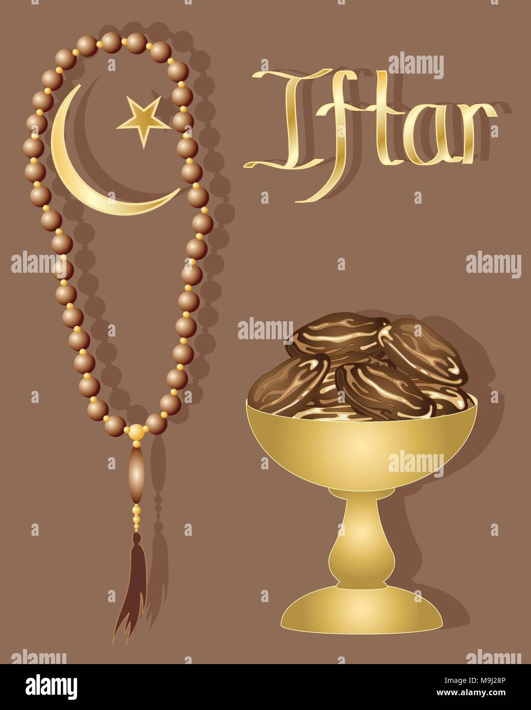 Iftar india muslim family Stock Vector Images - Alamy