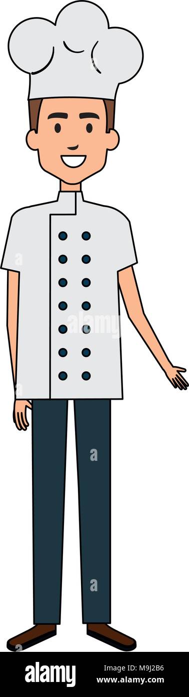 restaurant chef avatar character vector illustration design Stock ...