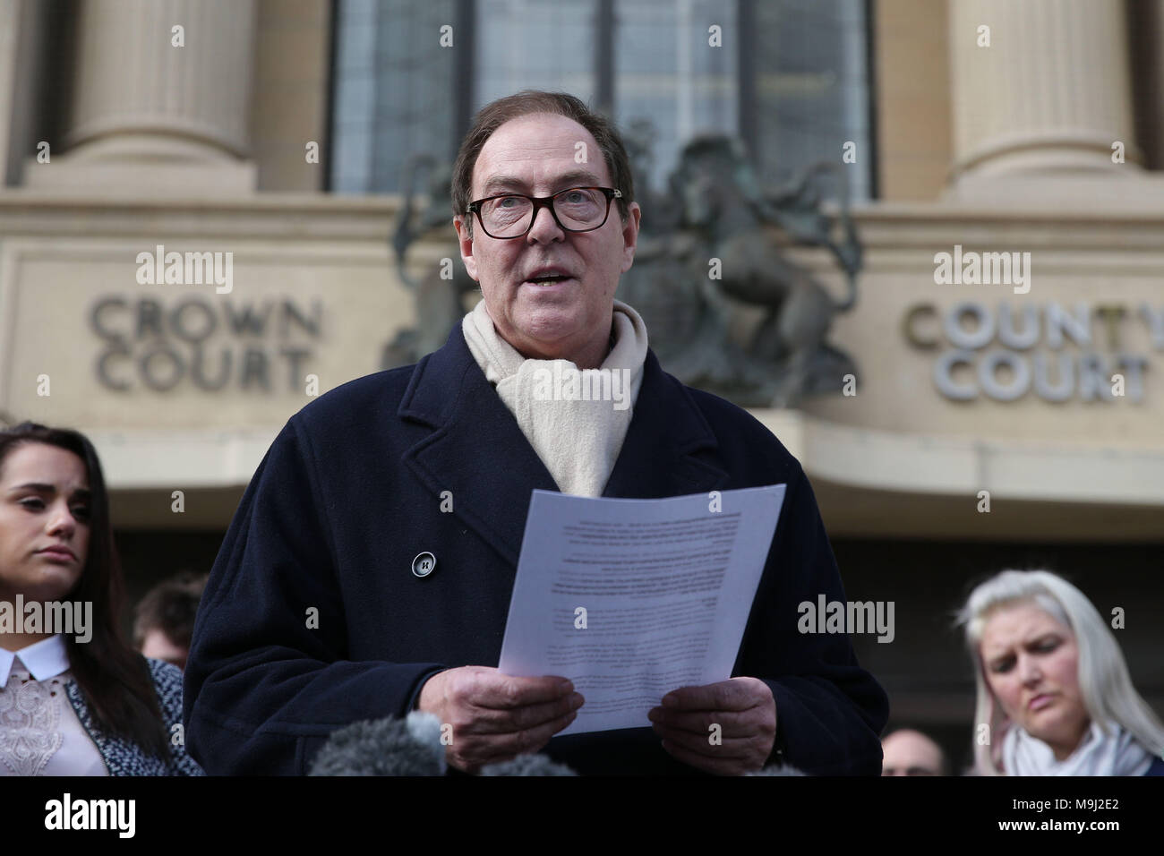 Roger Colvin speaks to the media outside Oxford Crown Court after the ...