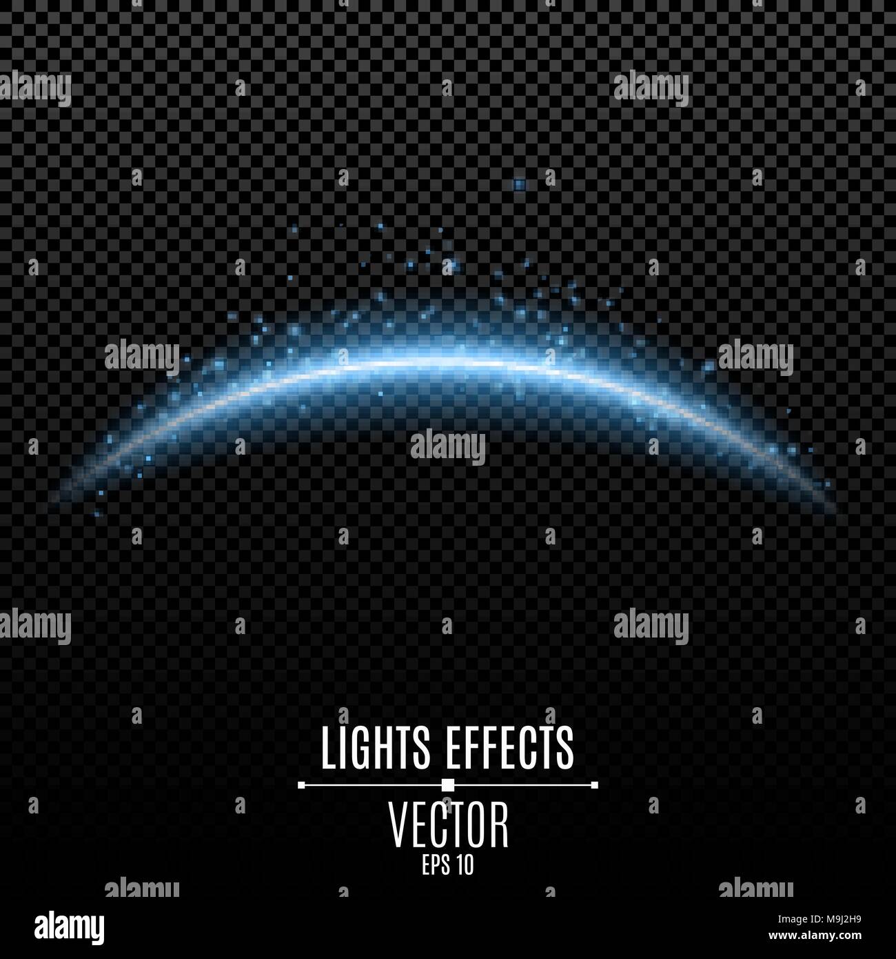 Dynamic neon lights on dark Stock Vector Images - Alamy