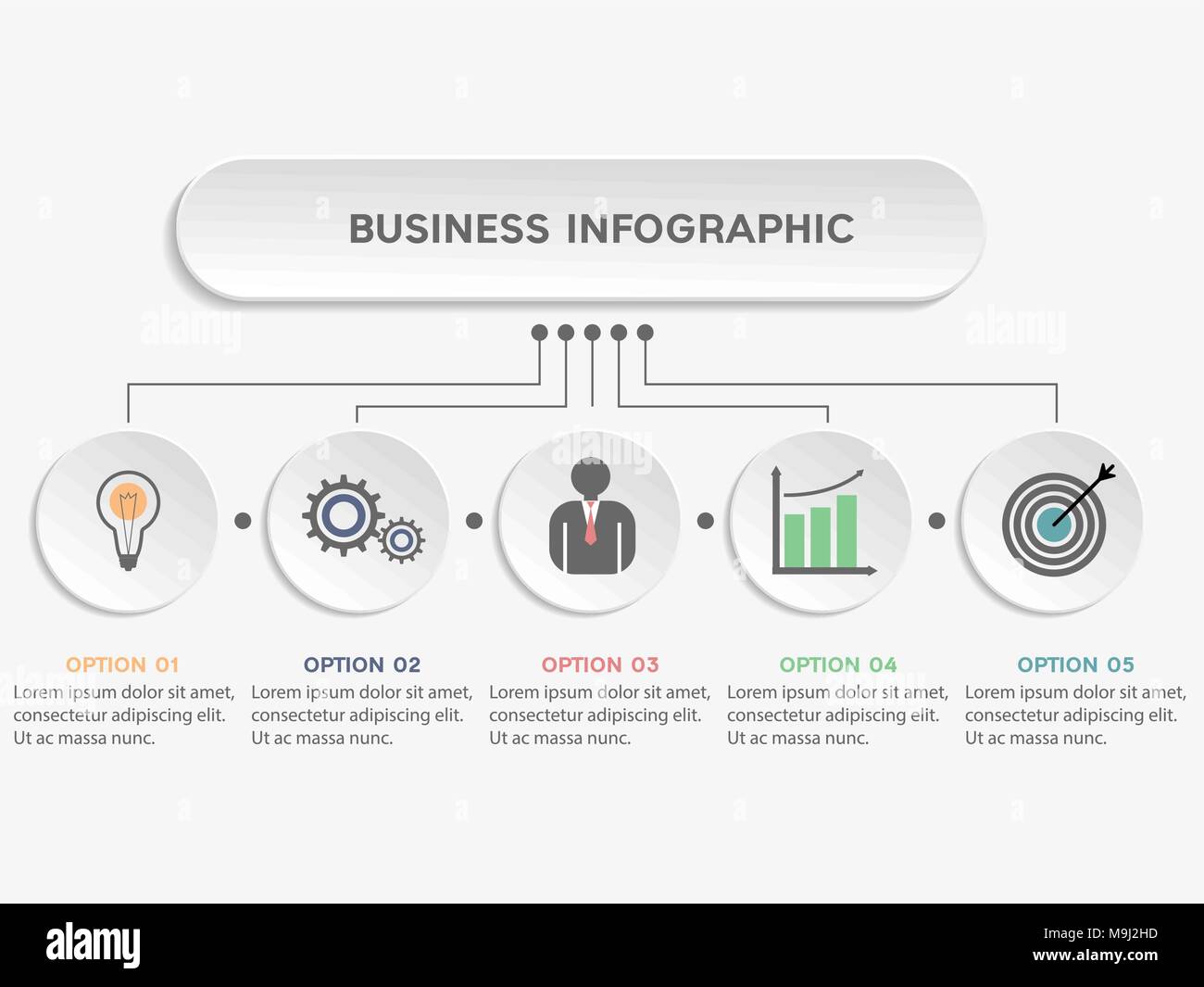 5 step infographics hi-res stock photography and images - Alamy