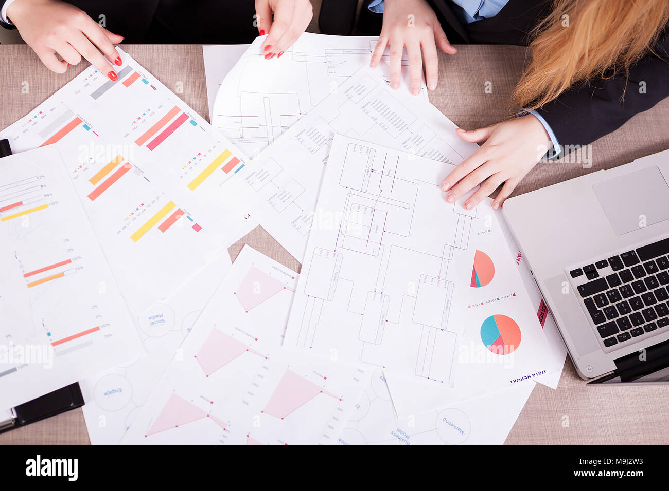 Business day at the office Stock Photo - Alamy