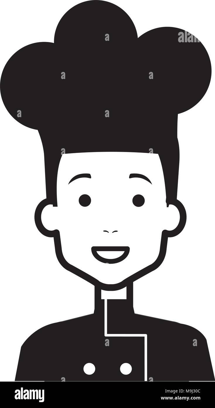 restaurant chef avatar character vector illustration design Stock ...