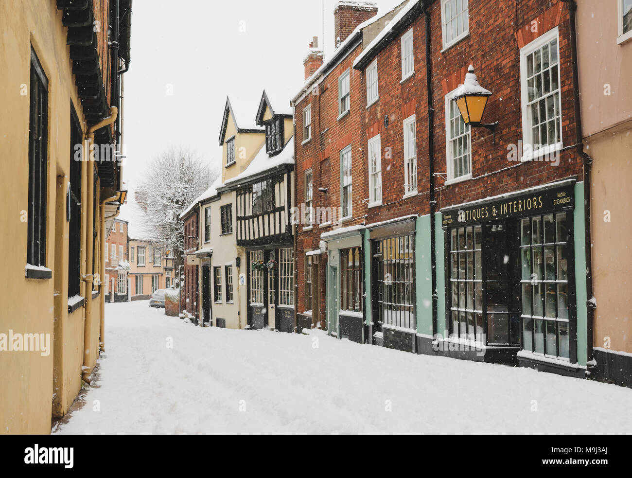 Norwich snow city hi-res stock photography and images - Alamy