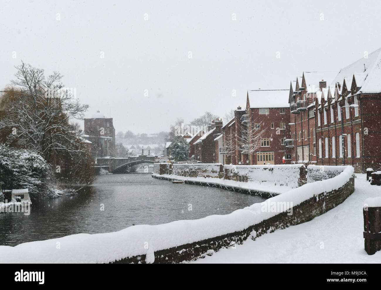 Norwich snow city hi-res stock photography and images - Alamy
