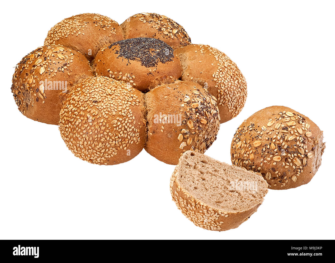 Circle of bread Cut Out Stock Images & Pictures - Alamy
