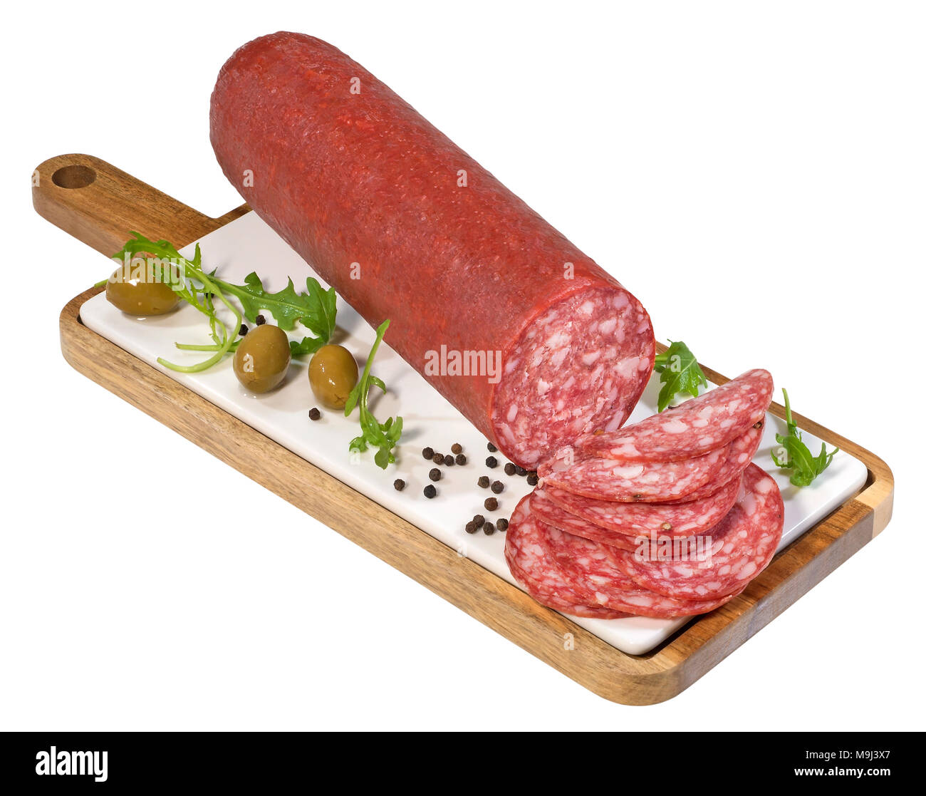 Salami horizontal hi-res stock photography and images - Alamy