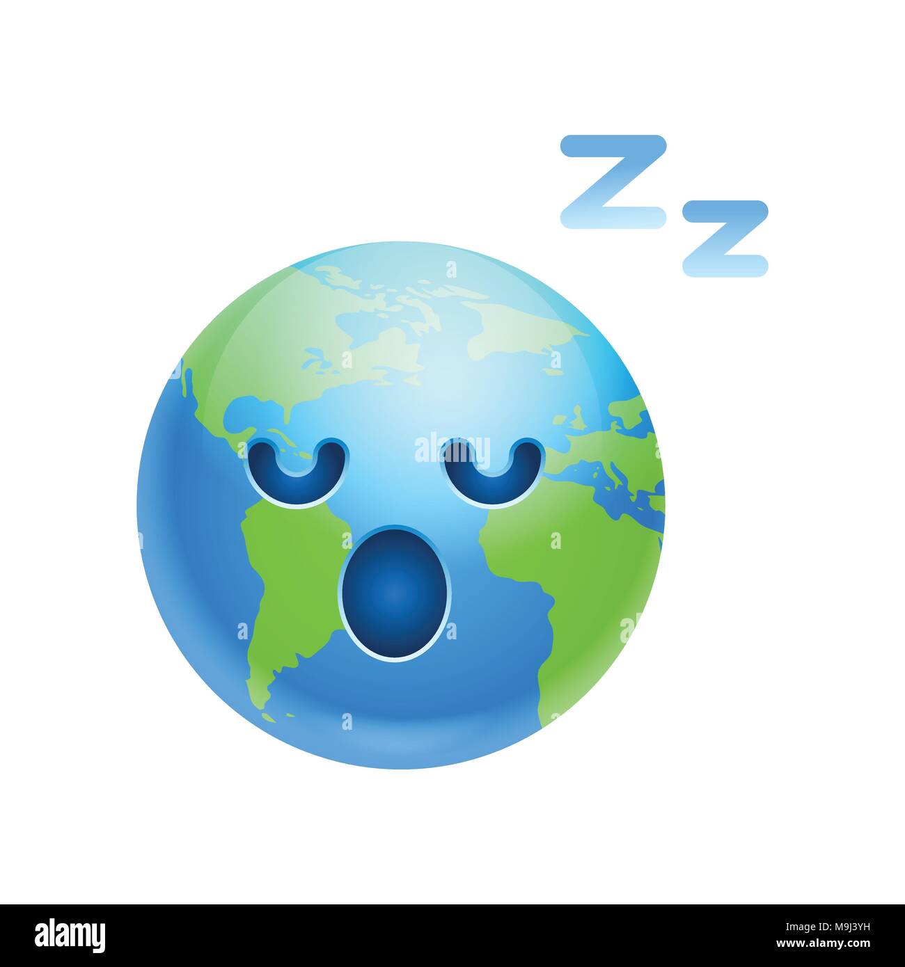 Planet sleeping expression cute hi-res stock photography and images - Alamy