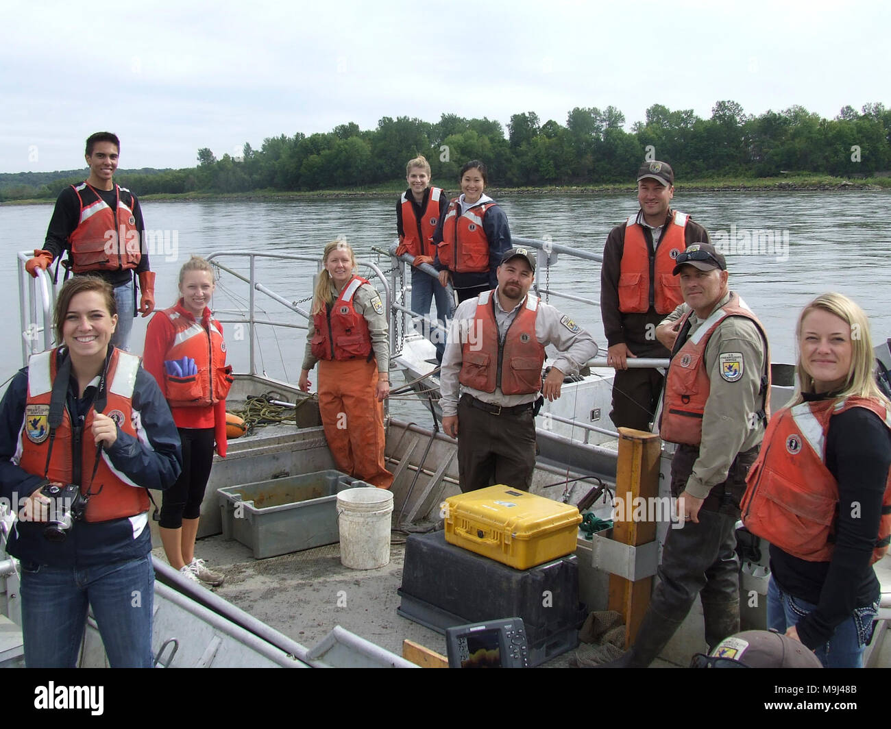 USFWS at work protecting the environment Stock Photo - Alamy