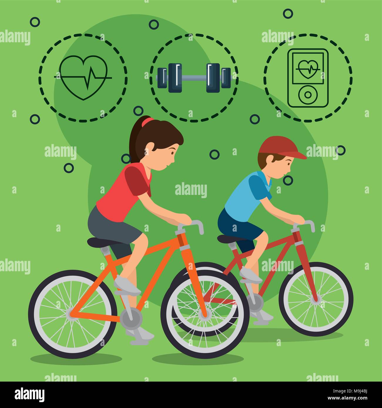 athletic people practicing exercise characters Stock Vector Image & Art ...