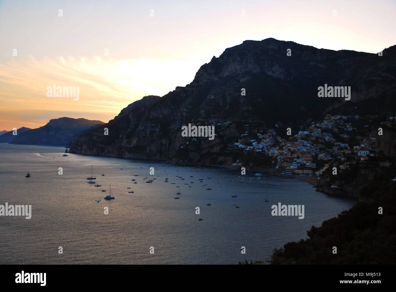 Positano landscape hi-res stock photography and images - Alamy