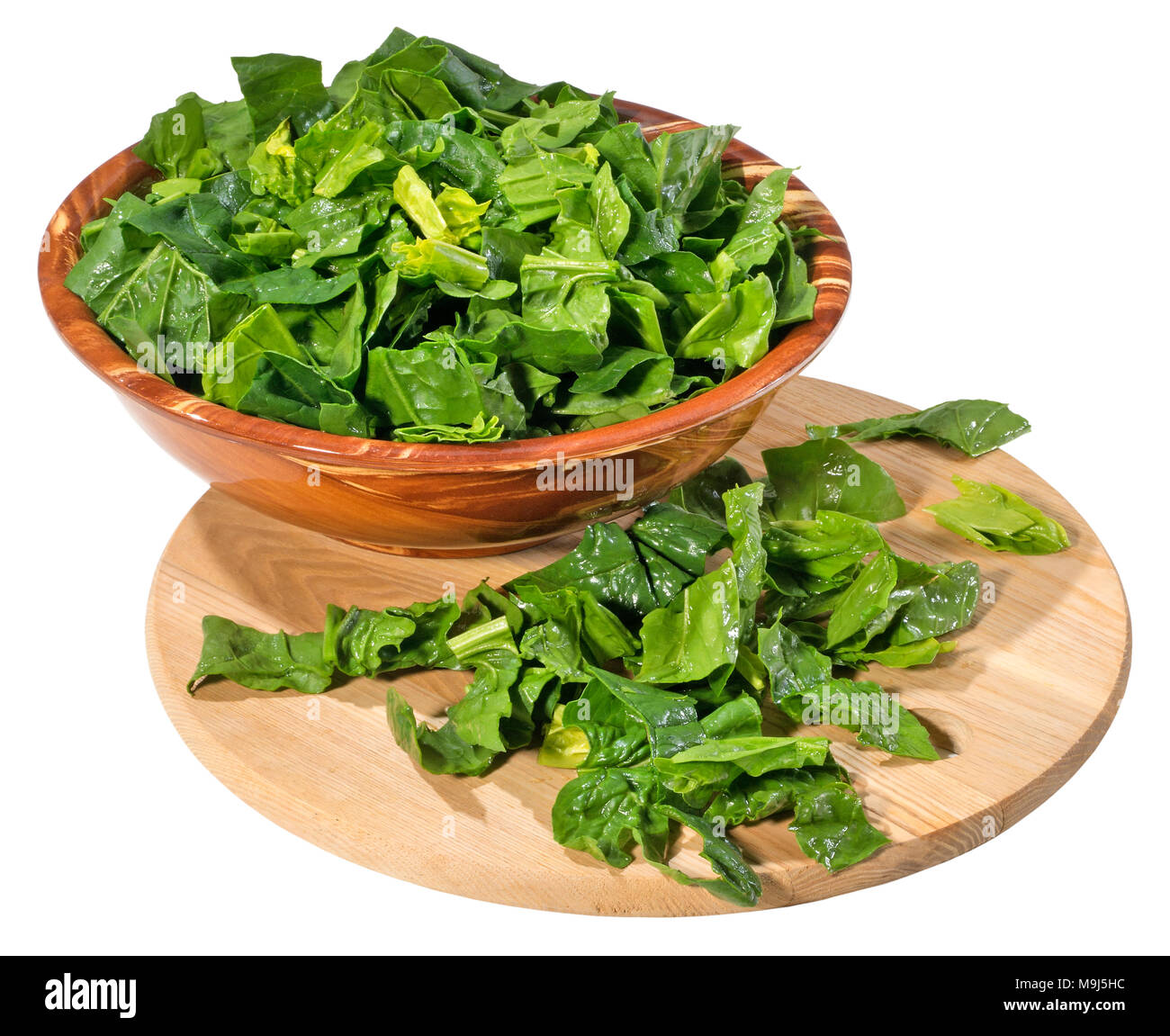Spinach cut out hi-res stock photography and images - Alamy