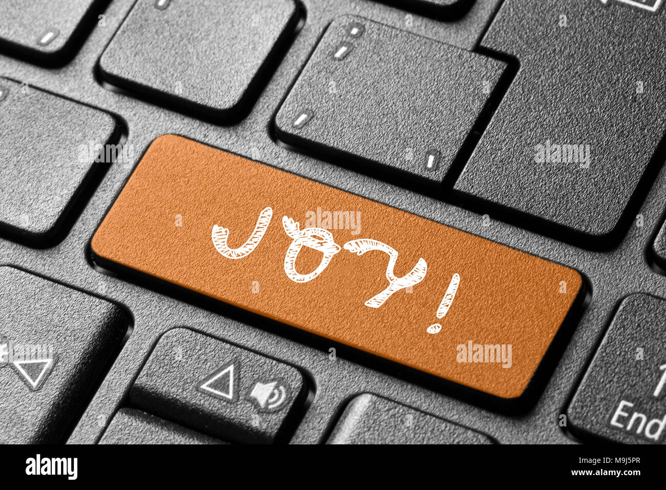 Joy button pc keyboard web Stock Photo - Alamy