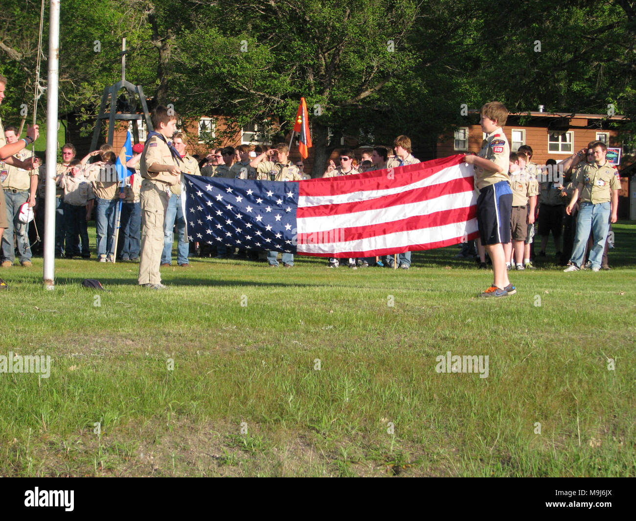 9 11 Boy Scout Flag Raising Ceremony