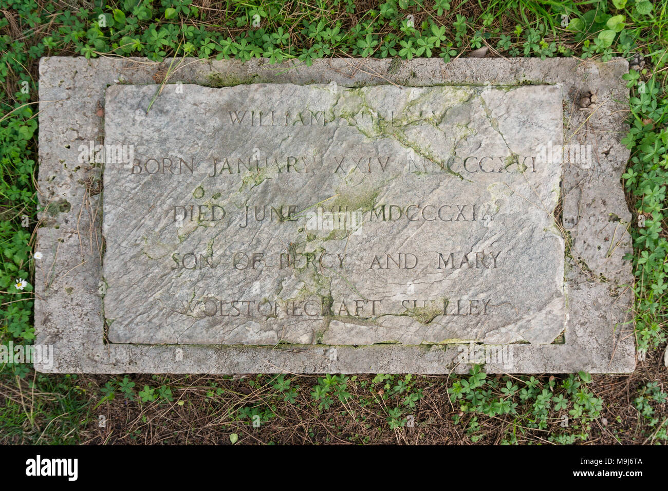 Mary shelleys grave hi-res stock photography and images - Alamy