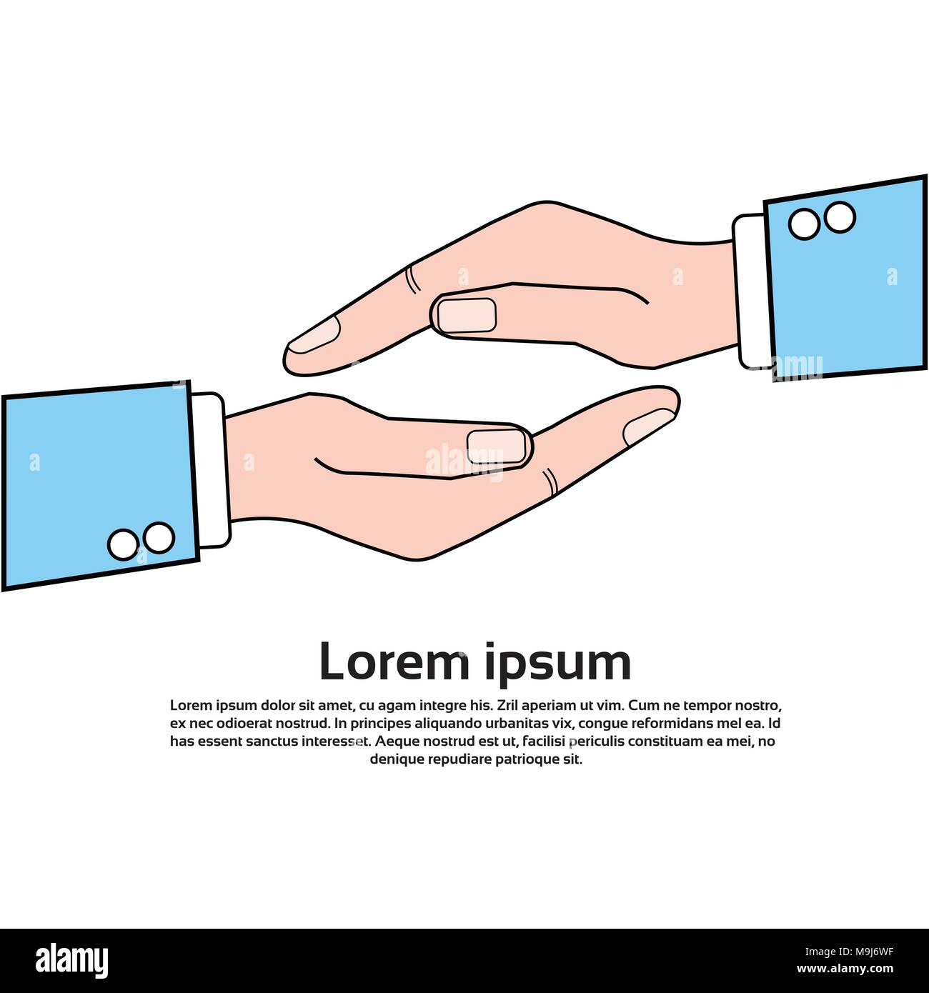 Two Hands Protecting Over Background With Copy Space Insurance Concept ... Two Hands Protecting Over Background With Copy Space Insurance Concept ...