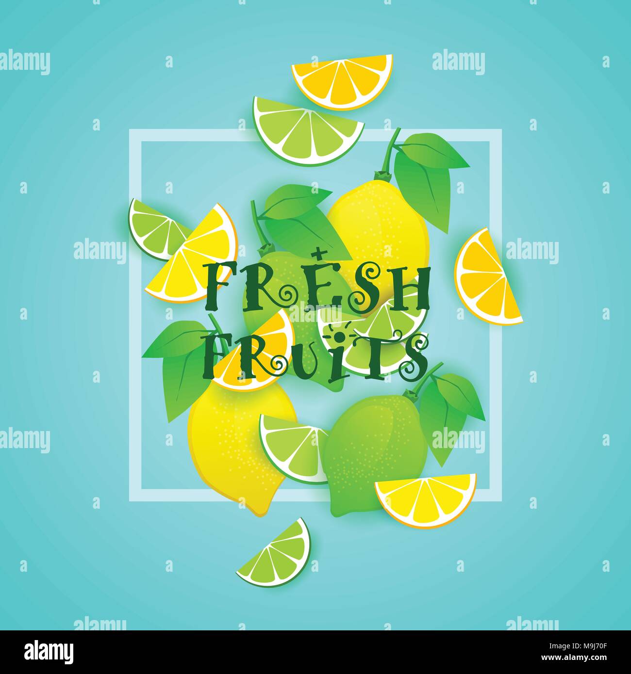 Bio lemons Stock Vector Images - Alamy