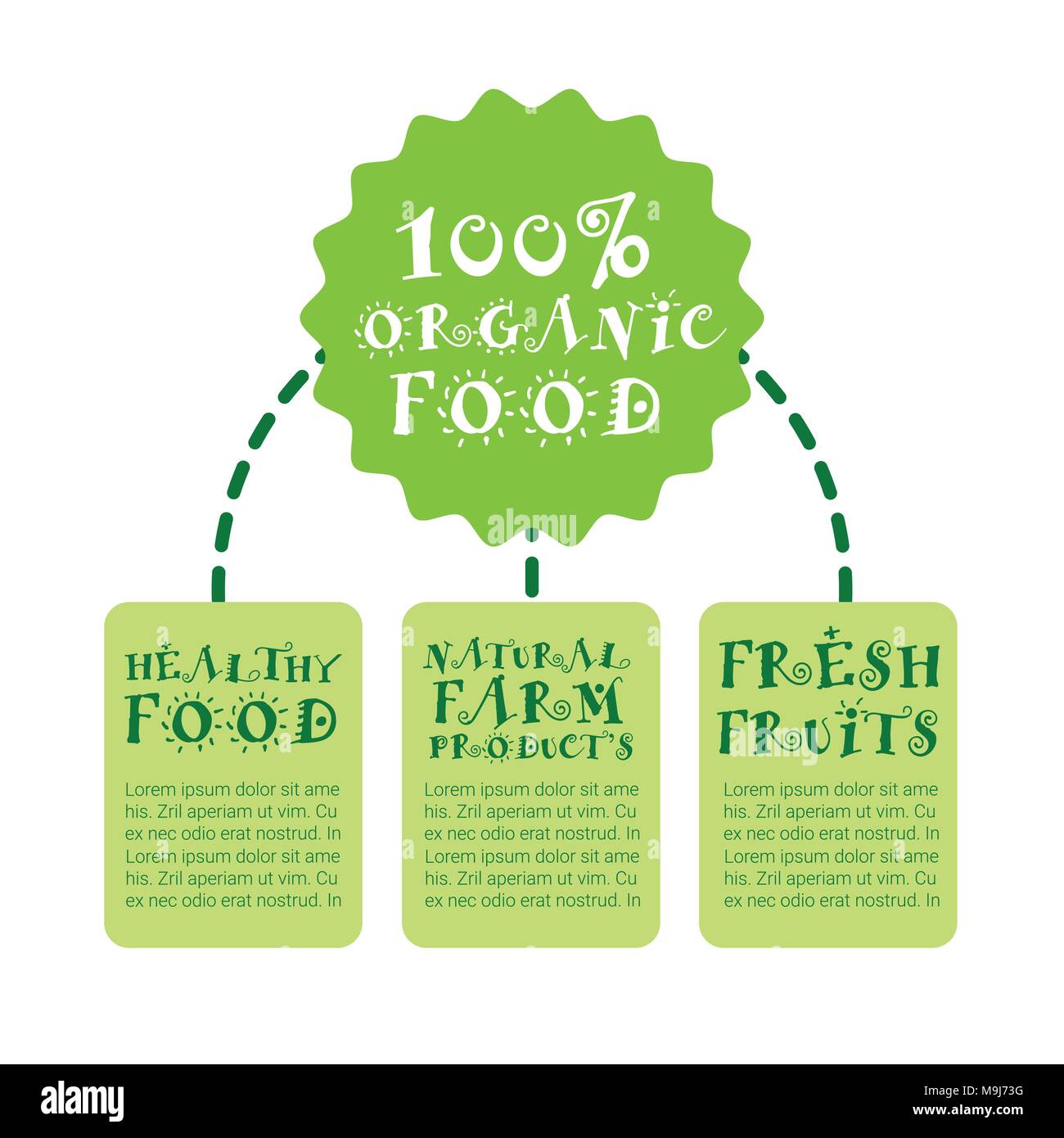 Organic Food Infographic Organic Food Infographic Vector Images