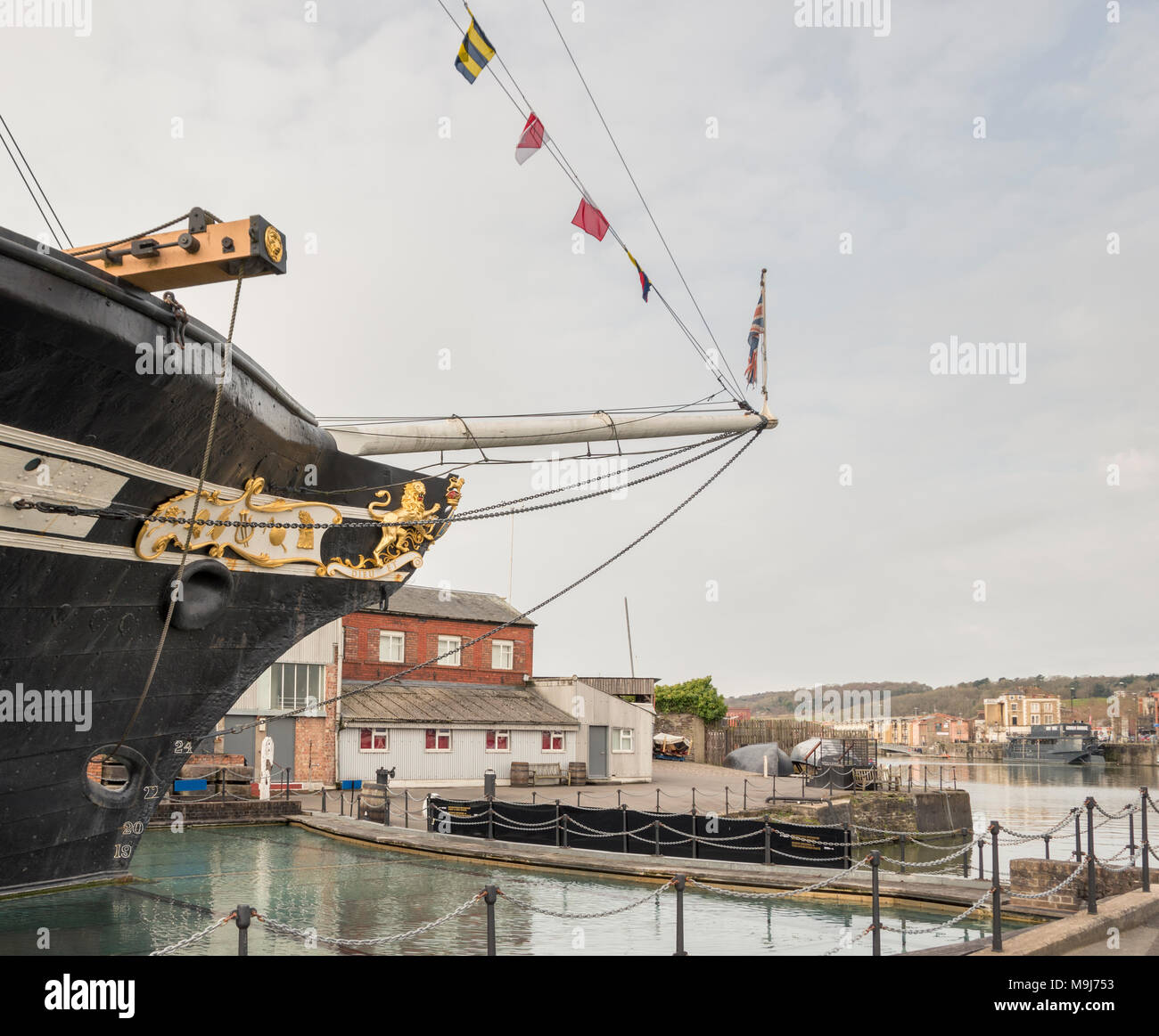 Brunel's SS Great Britain in the Great Western Dockyard, Bristol Stock ...