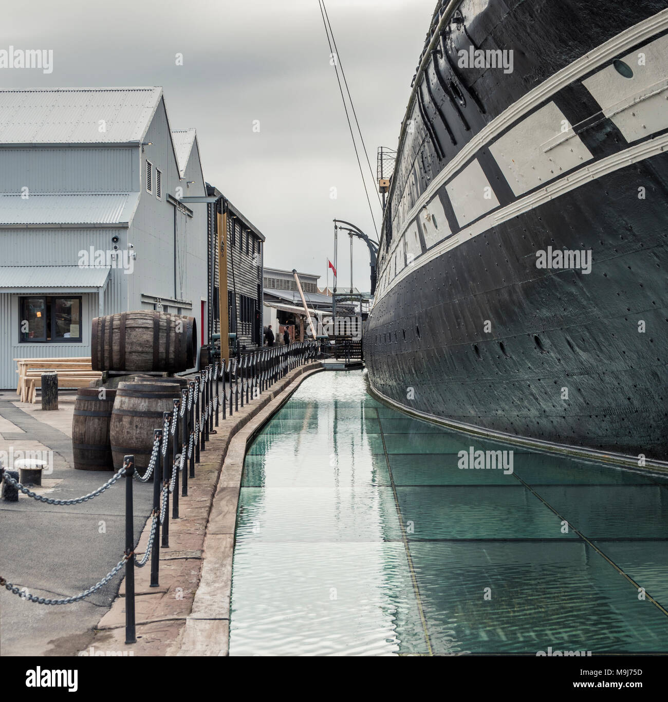 Brunel's SS Great Britain in the Great Western Dockyard, Bristol Stock ...