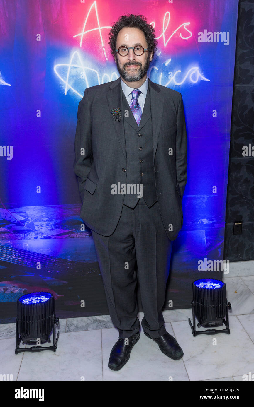 New York, NY - March 25, 2018: Tony Kushner attends revival of Angels ...