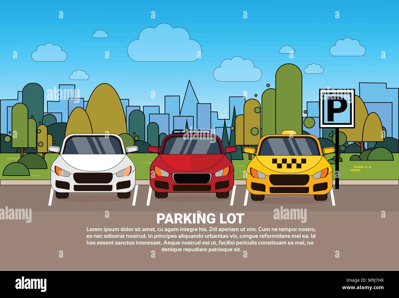 No Parking Lot Clip Art