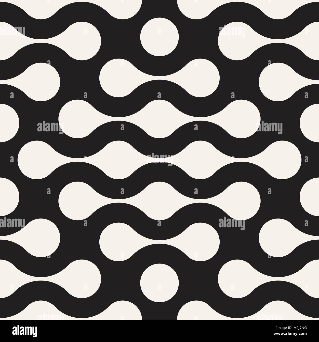 Vector seamless lattice pattern. Modern stylish texture with monochrome ...