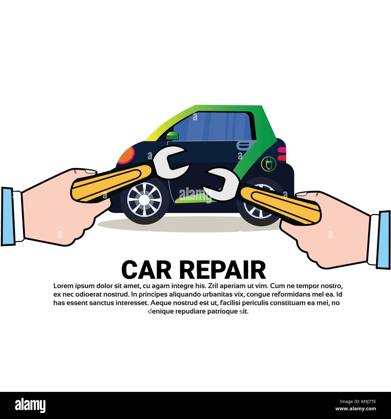 Mechanic inspection Stock Vector Images - Alamy