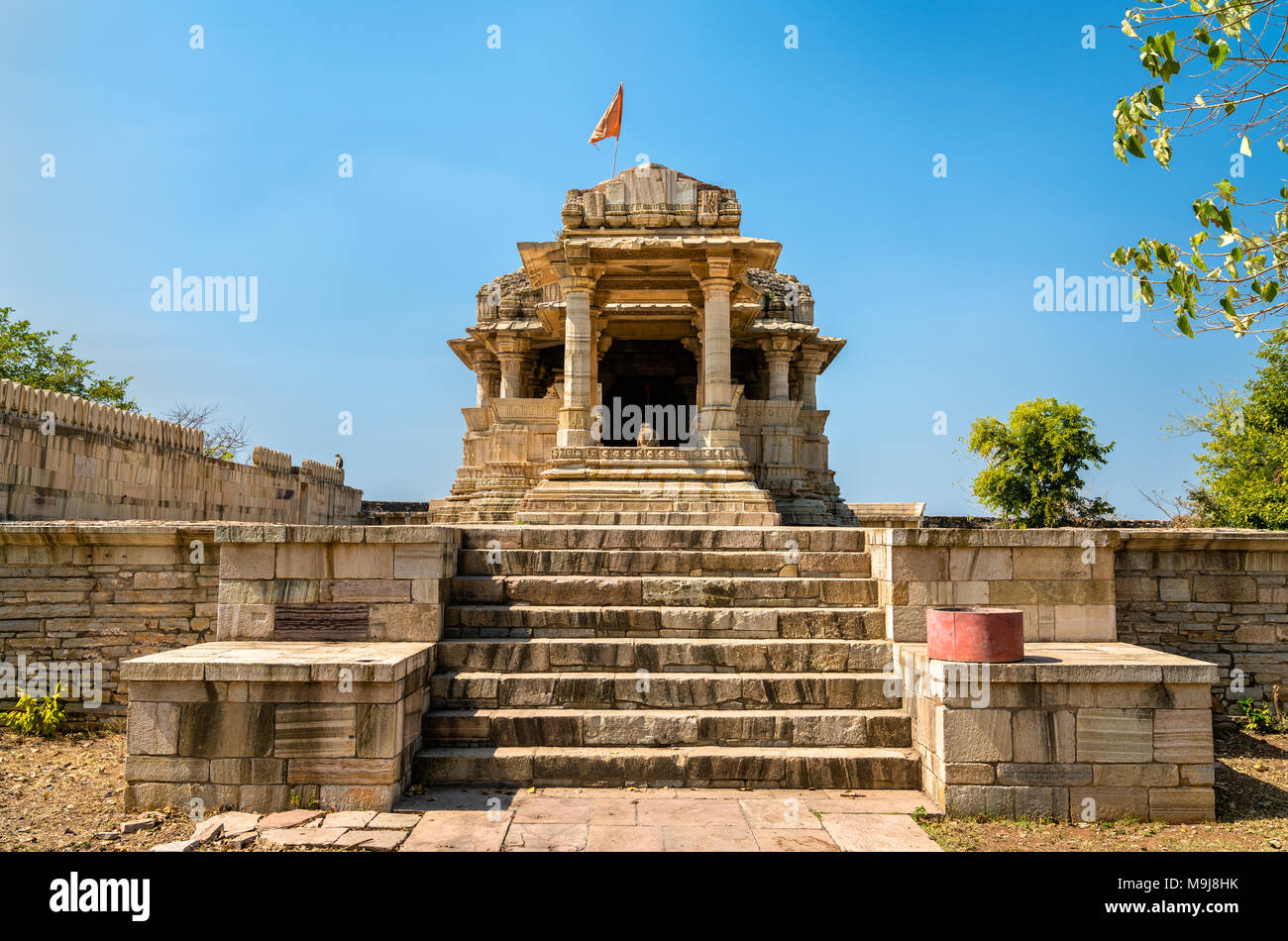 Jatashankar Mahadev Temple at Chittor Fort. Rajasthan, India Stock ...