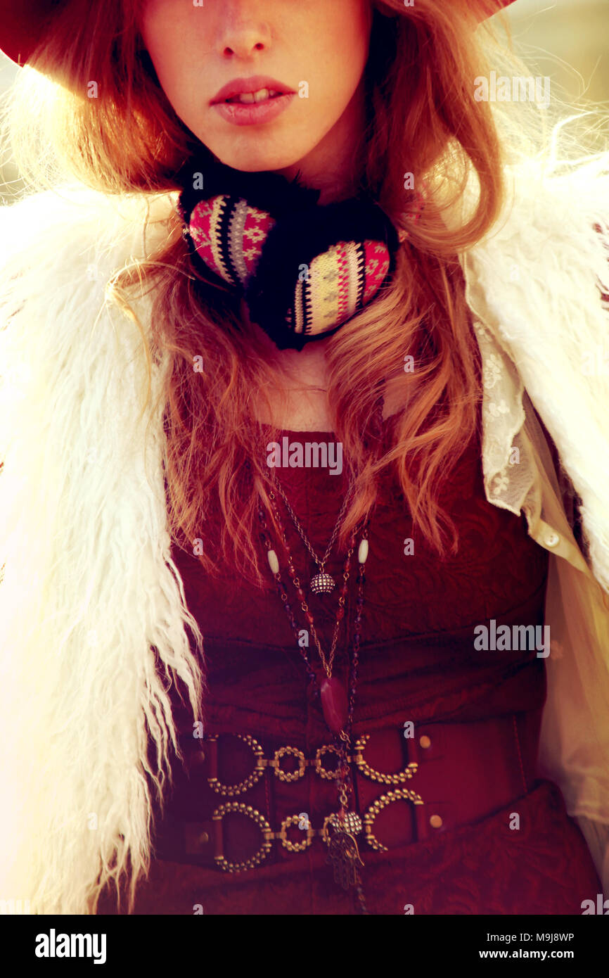 Bohemian woman hi-res stock photography and images - Alamy