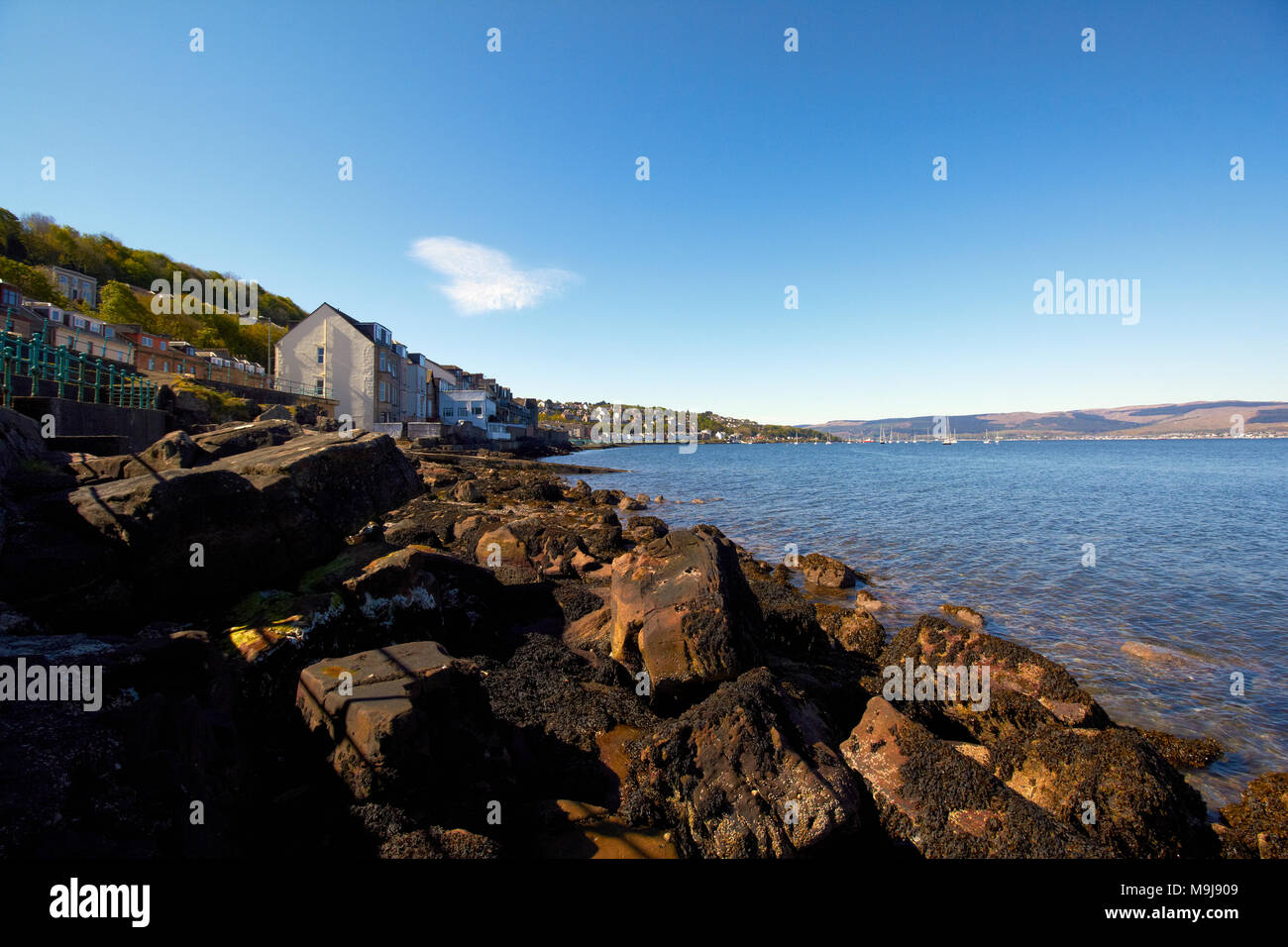 Gourock West of Scotland Coast Front & Landmarks Stock Photo - Alamy