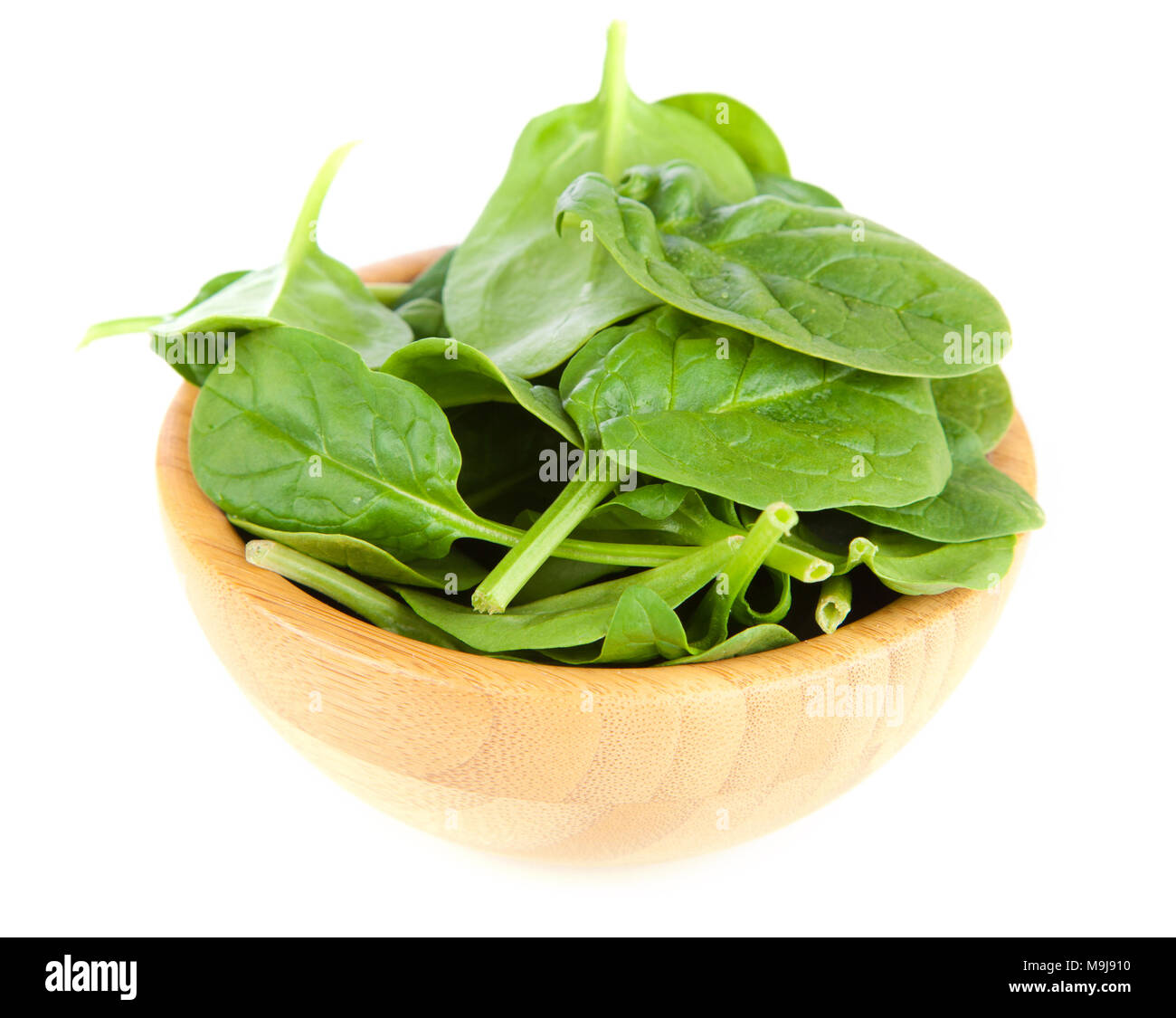 Baby spinach leaves Stock Photo - Alamy